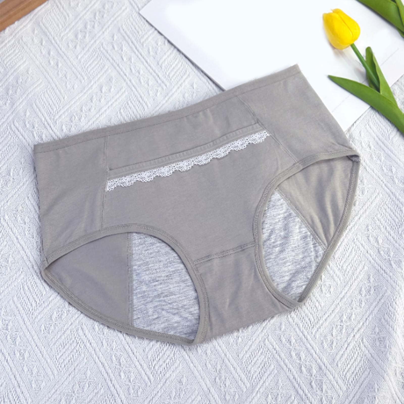 BAODANN High Waist Panties For Women Leak Proof Large Size Womens ...