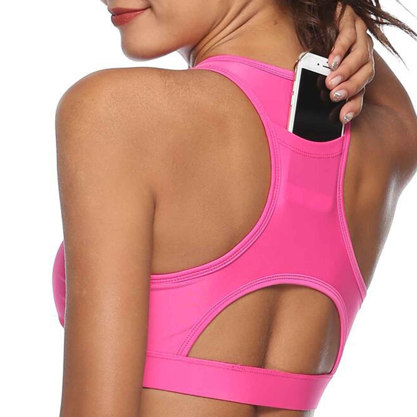 BAODANN Ladies With Beautiful Backs Mobile Phones Yoga Bras Sports Bras Bras Sports Vests And ...