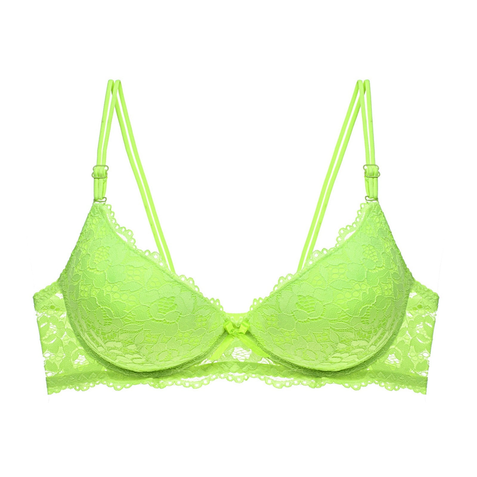 BAODANN New Colorful Sexy Lace Plus Size Bra Underwear Push Up Cover ...