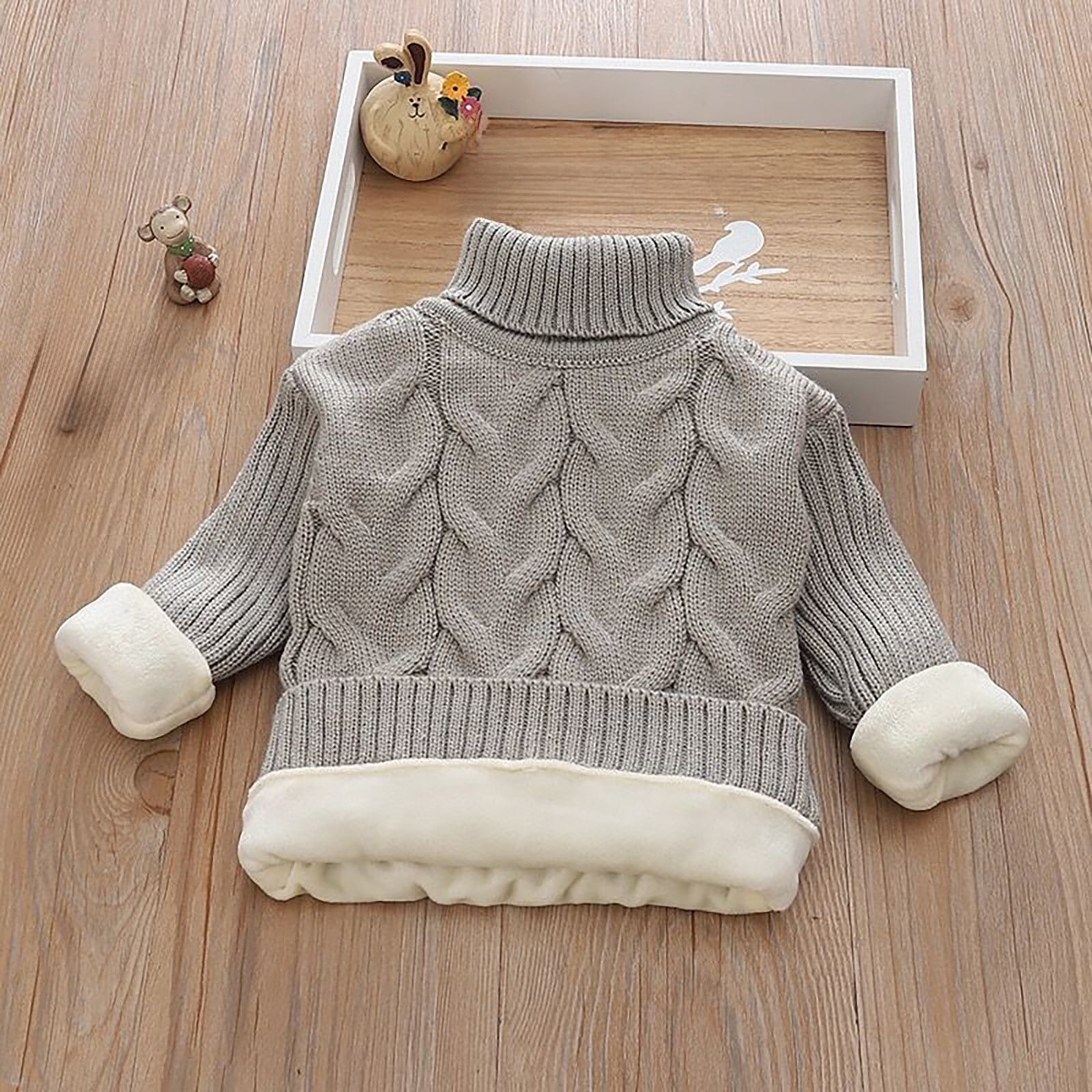 BAODANN New Fall And Winter Children's Sweater Boys' Crewneck Sweater ...