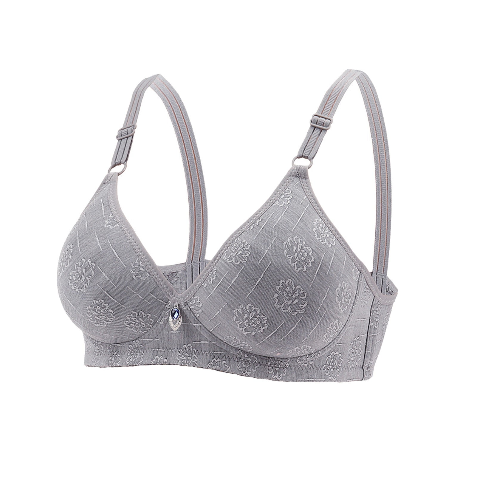 BAODANN New Women's Wire Soft Comfortable And Breathable Bra Super Bra Womens Bra 36c Tan Bra ...