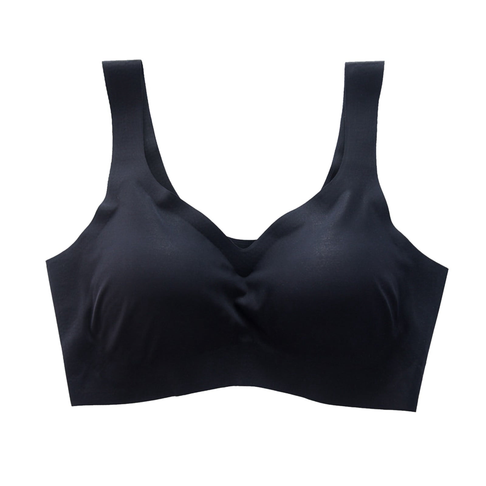 BAODANN Seamless Ice Silk Sleep Bra for Women Comfortable Athletic ...