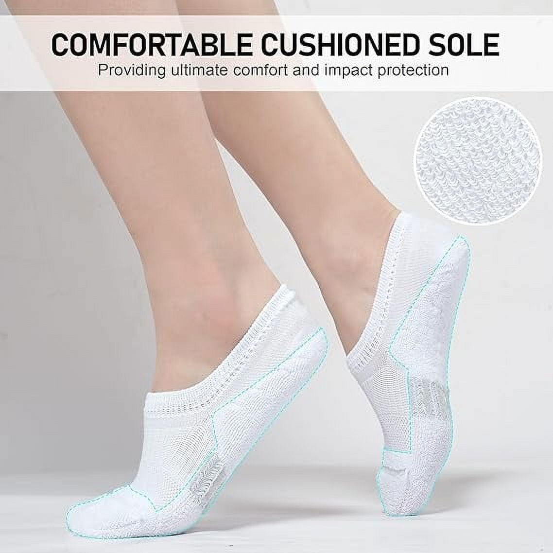 BAODANN No Show Socks Women Fall And Winter Sweat Absorbing Socks Mens ...