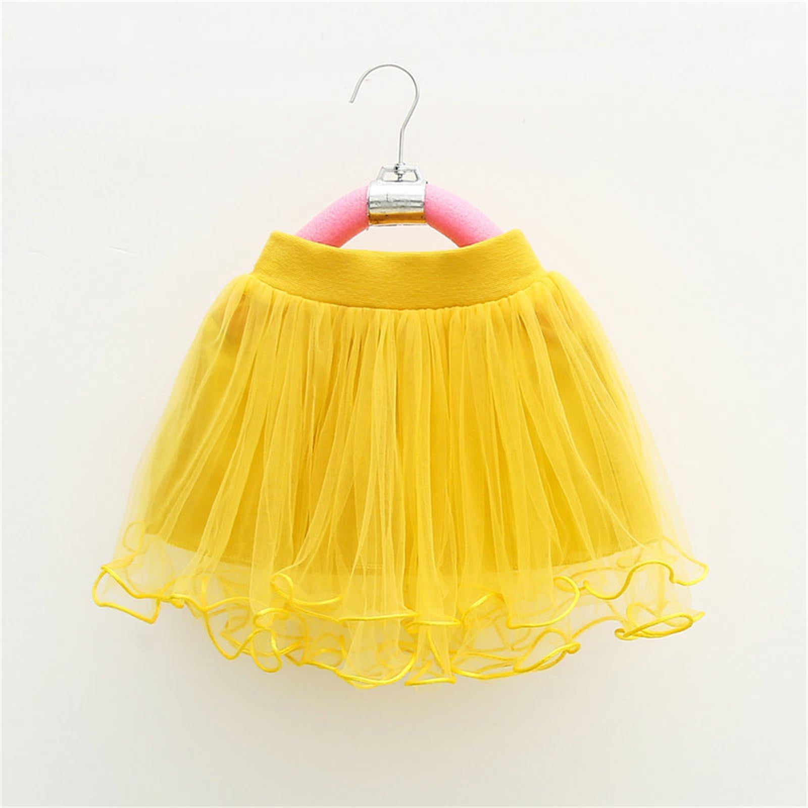 BAODANN Spring Children's Skirt Girls' Mesh Skirt Nailed Beads Children ...