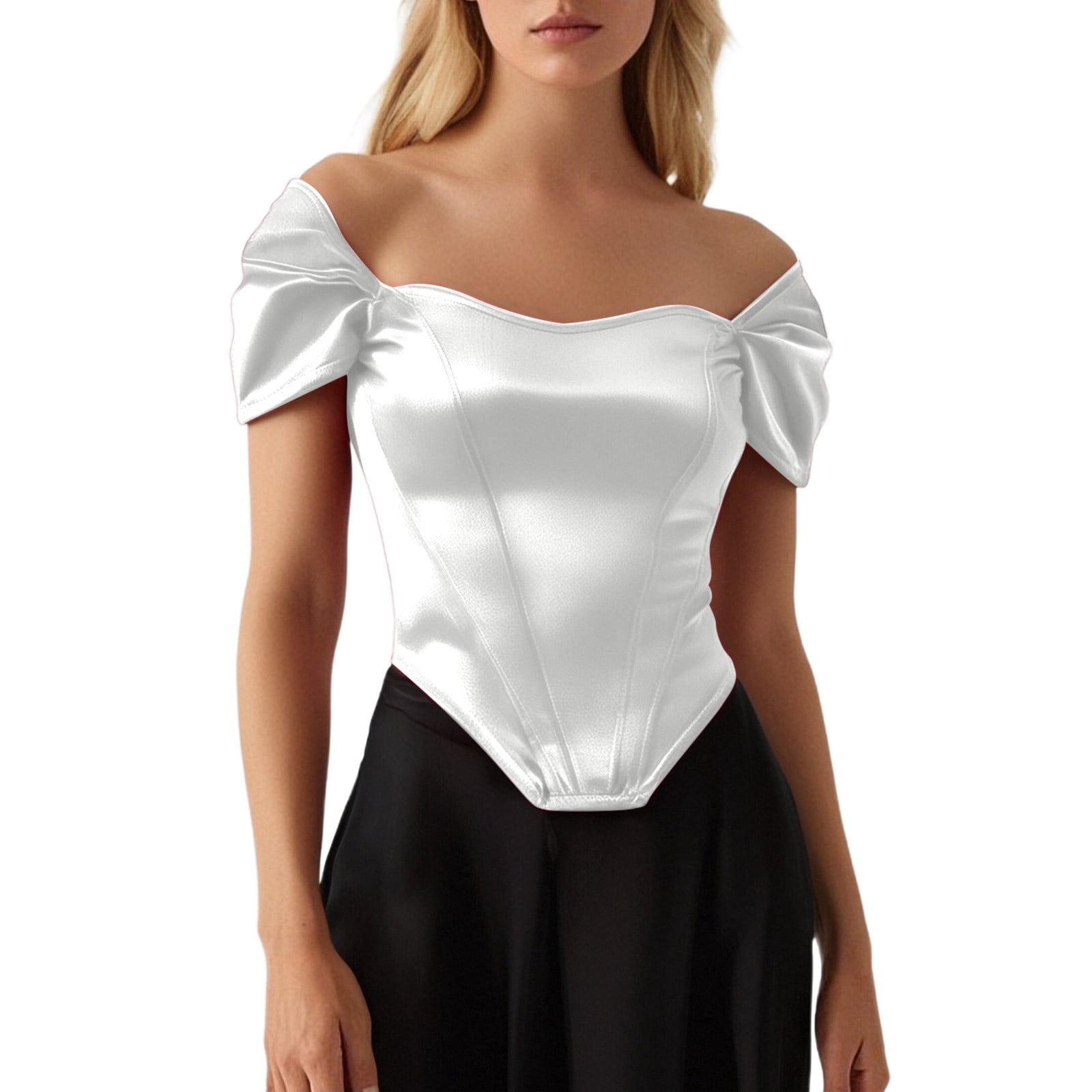 BAODANN Summer Tube Tops For Casual Outfits Sexy And Trendy Strapless ...