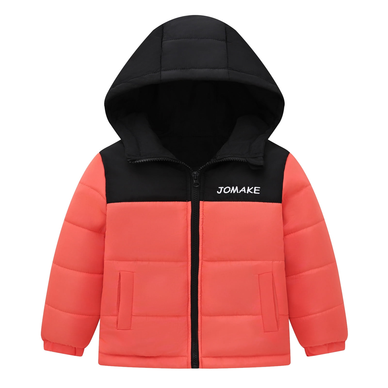BAODANN Toddler Boys Girls Winter Patchwork Coat Hooded Jacket Wear ...