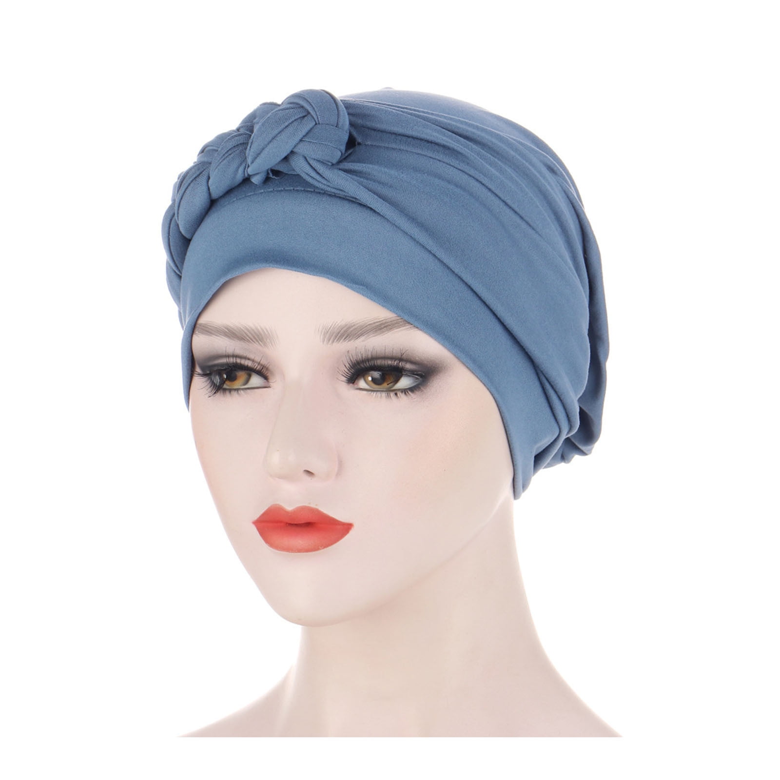BAODANN Turban Hair -Tied Cap Hat Head Wrap Ethnic Bohemian Headwear ...