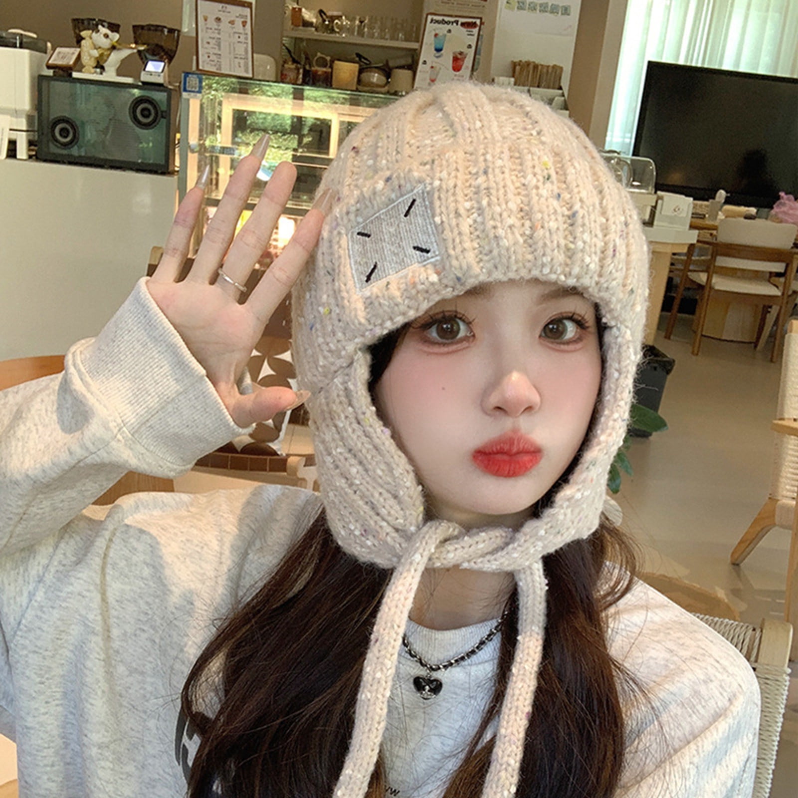 BAODANN Winter Colored Warm Woolen Hat for Children Christmas Vacation ...