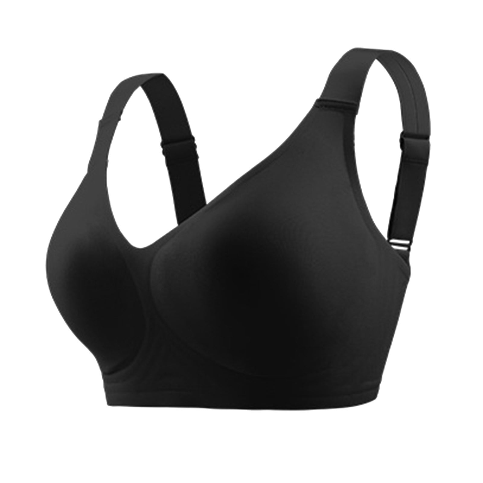 BAODANN Wireless Bras for Women Full Coverage No Underwire Push Up ...
