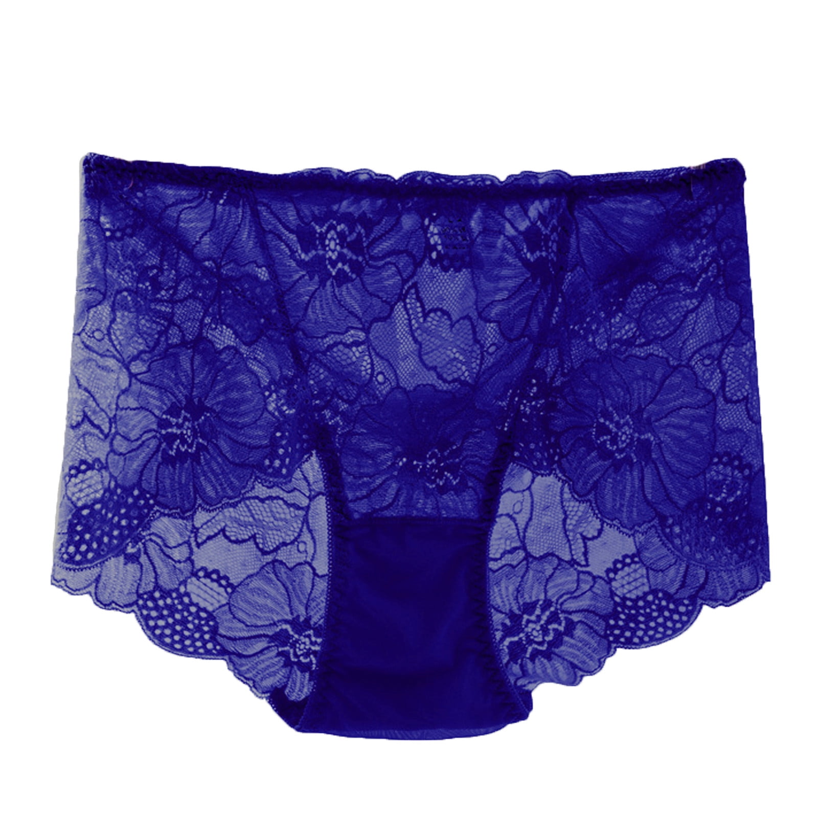 BAODANN Women Floral Lace High Waist Underwear Full Coverage Panties ...