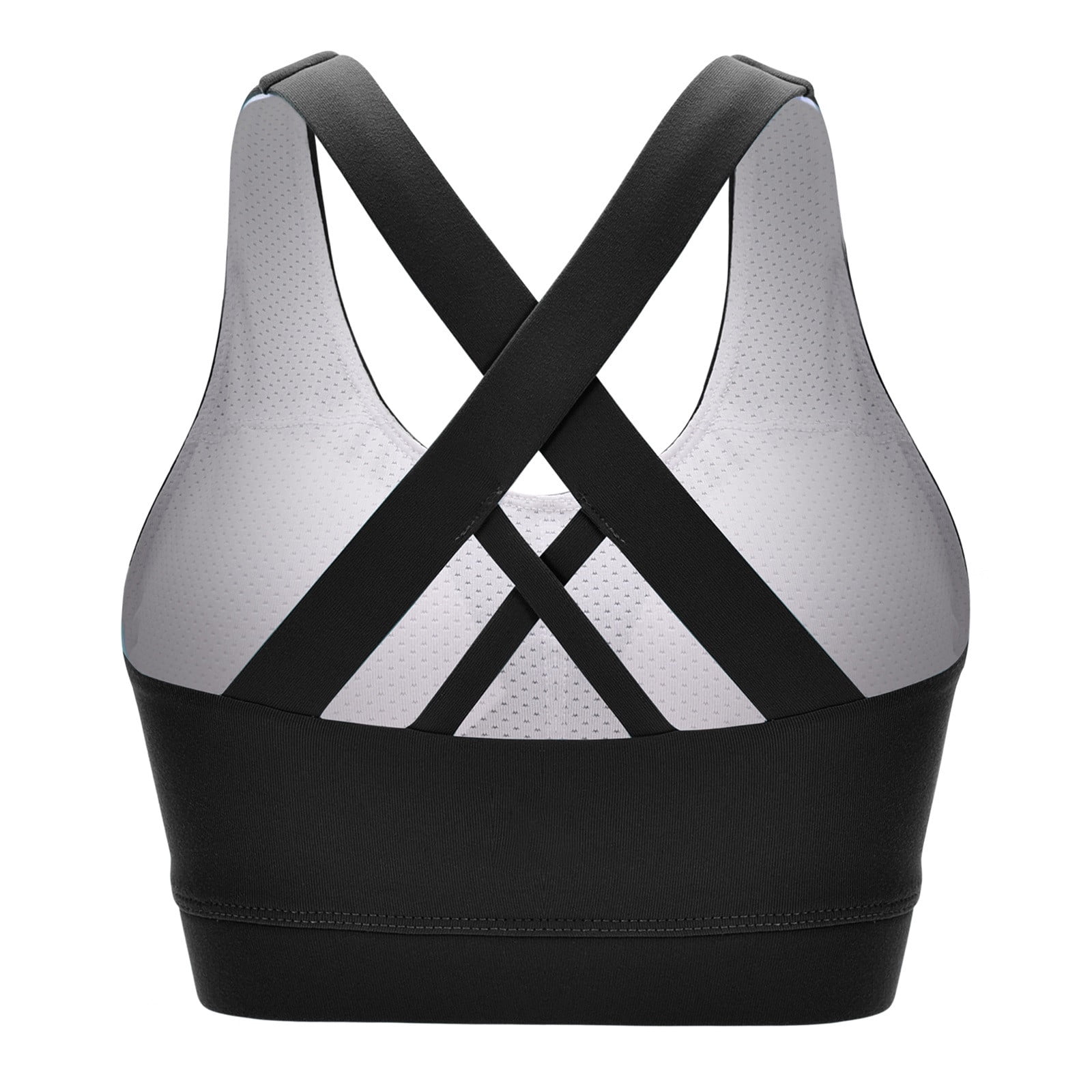BAODANN Women Tank TopsSolid Color SleevelessCasualFashion Underwear Large Bra Compression Bra ...