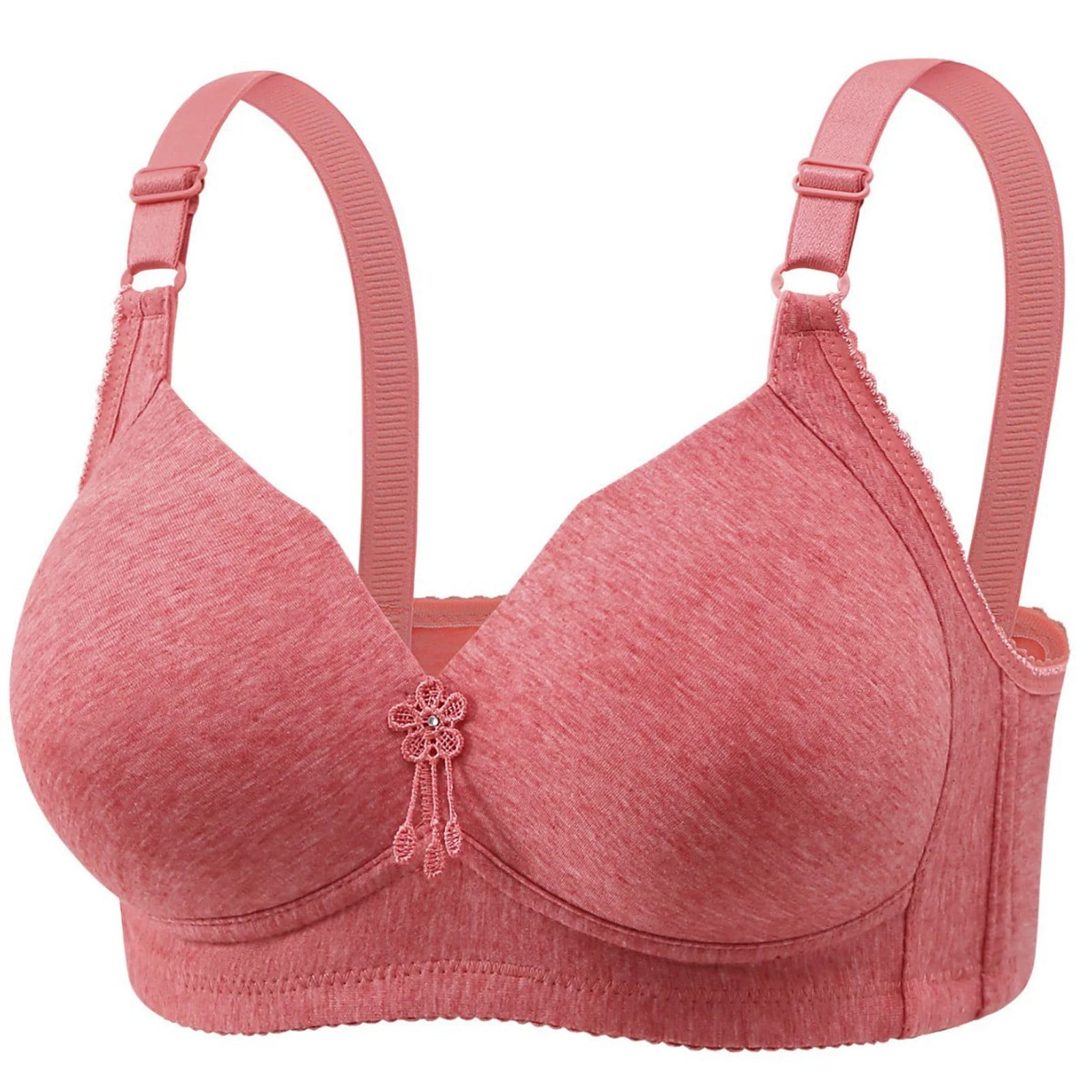 BAODANN Women's Comfortable And Breathable Plus Size Bra Without ...