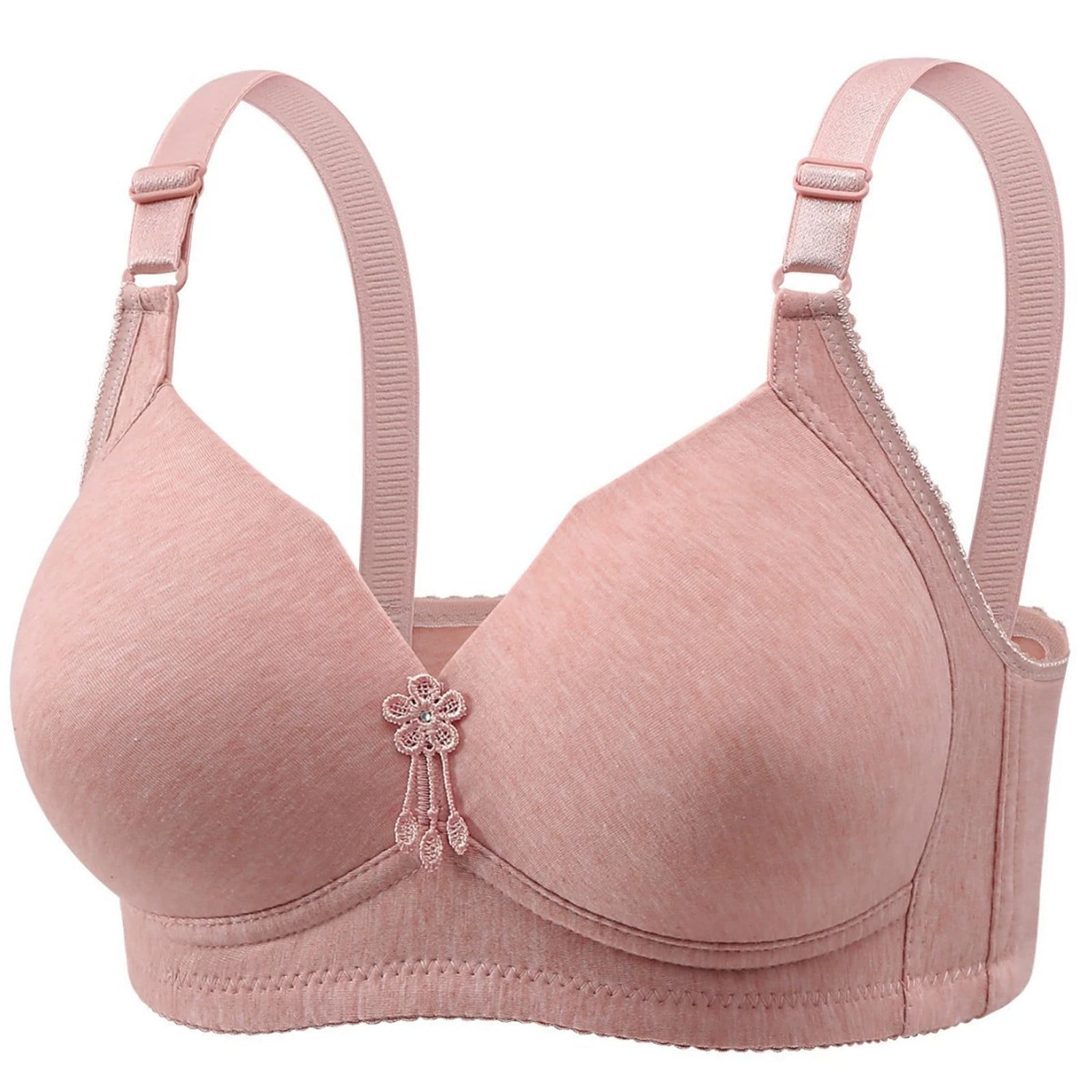 BAODANN Women's Comfortable And Breathable Plus Size Bra Without ...