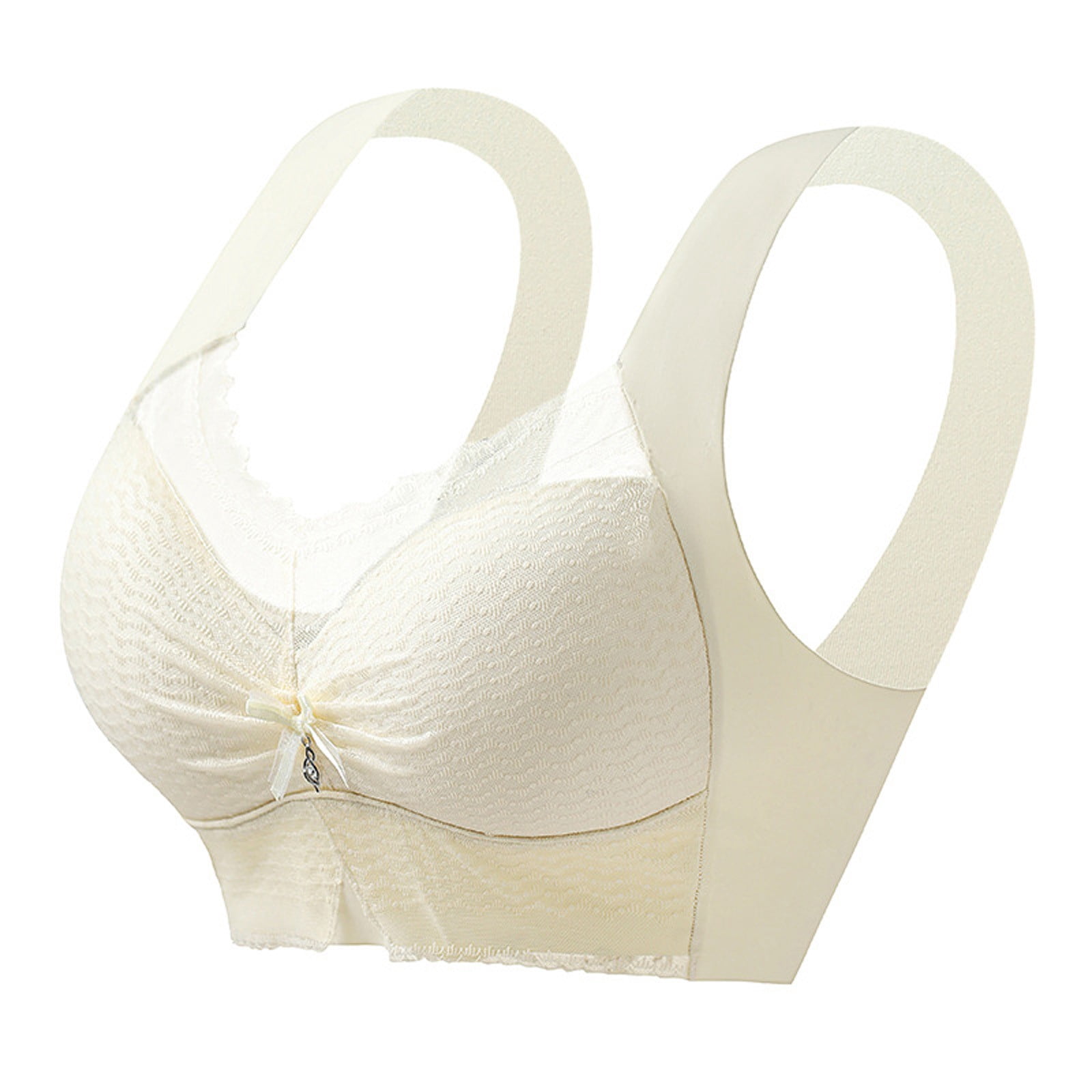 BAODANN Women's Lace Beautiful Back No Steel Rim Fixed Cup Bra ...