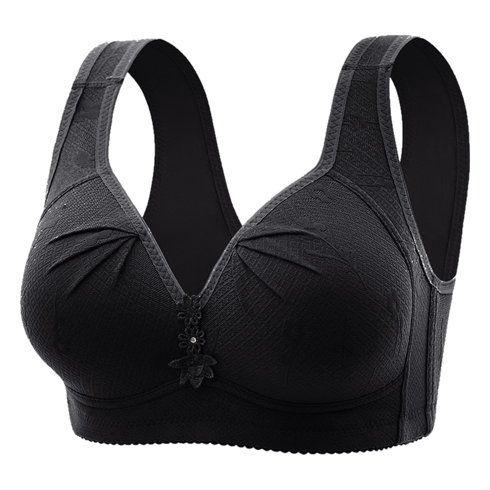 BAODANN Women's Plus Size Thin Bra Without Underwire Push Up Women's ...
