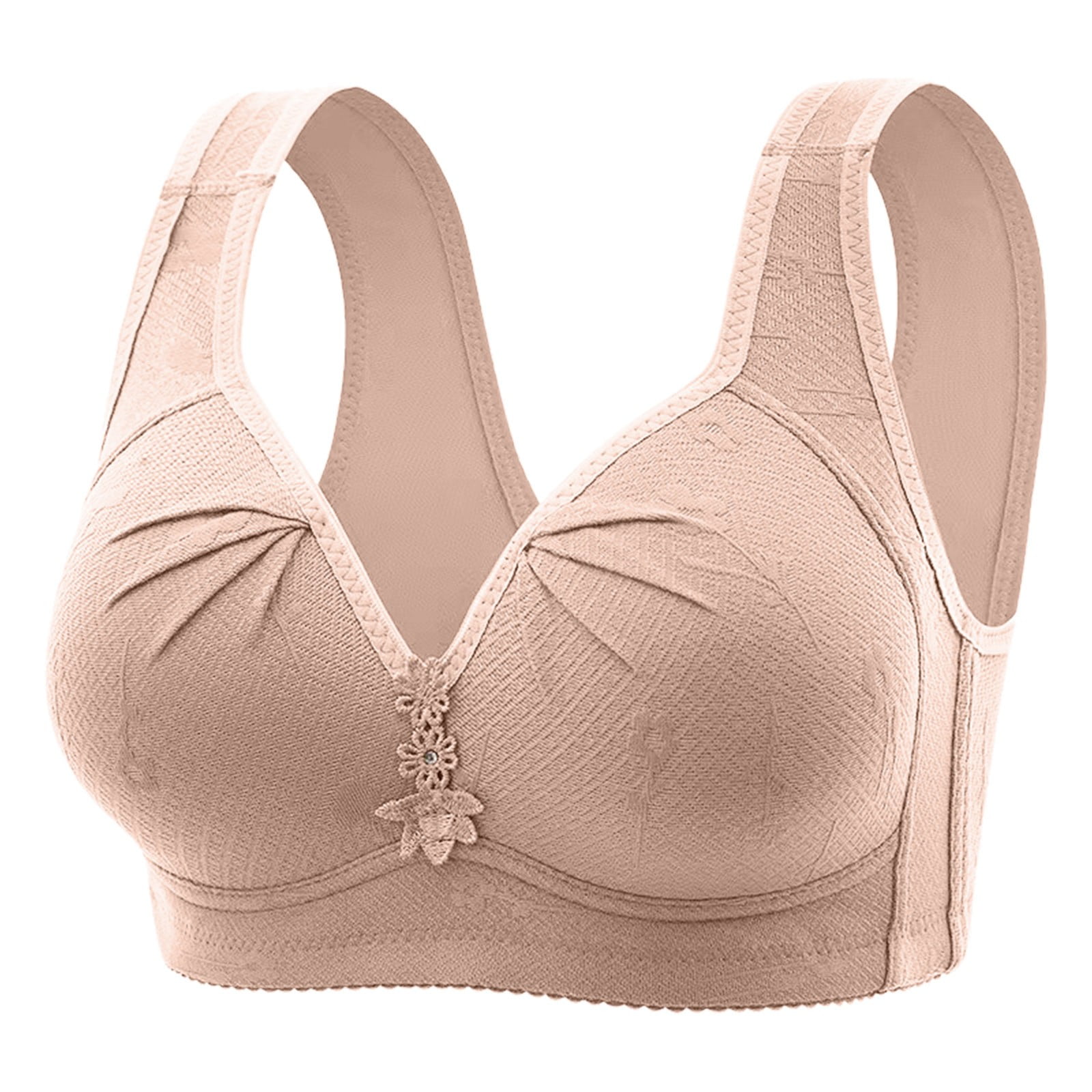 BAODANN Women's Plus Size Thin Bra Without Underwire Push Up Women's ...