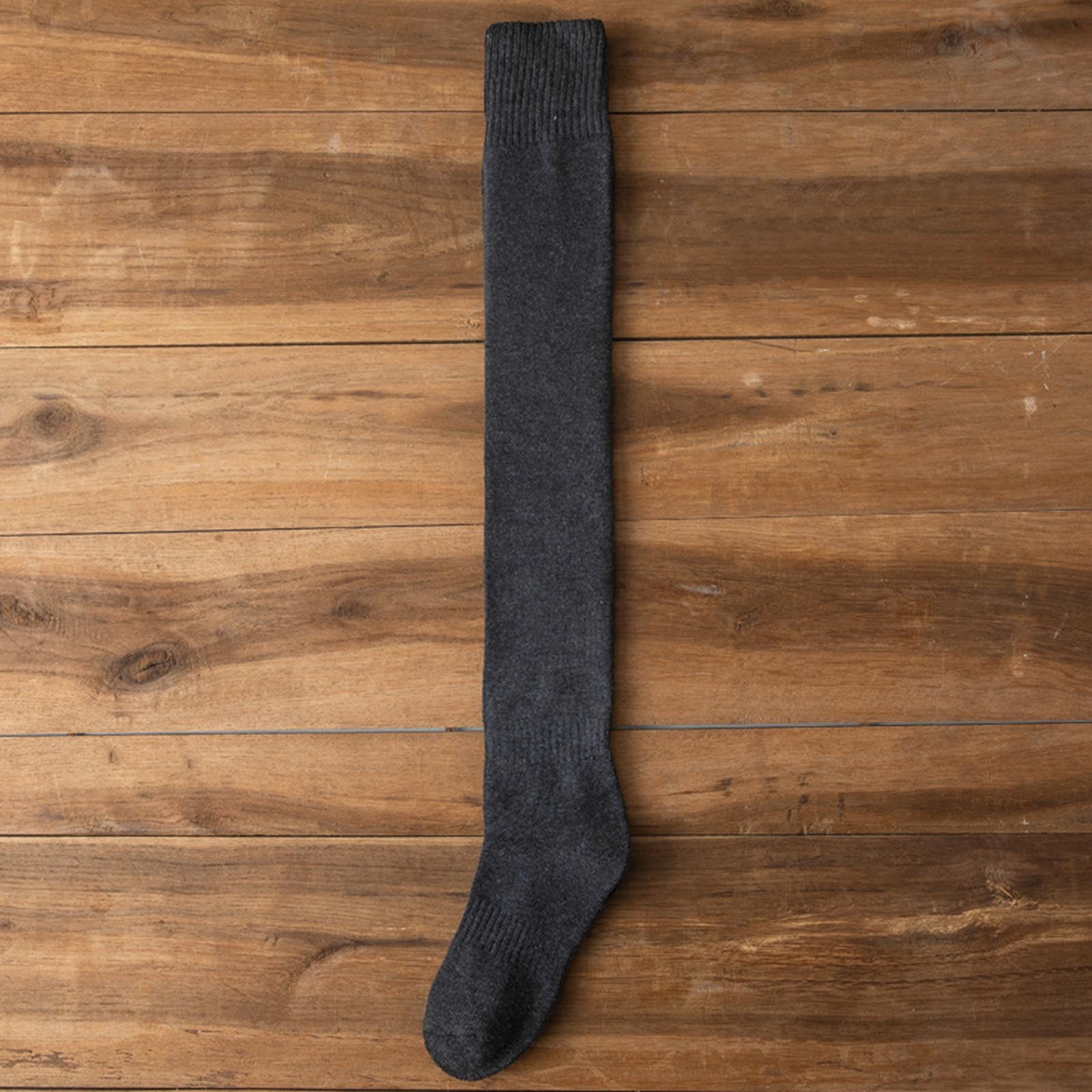 BAODANN Women's Winter Thickening Warm Medium Length Over Knee Socks ...