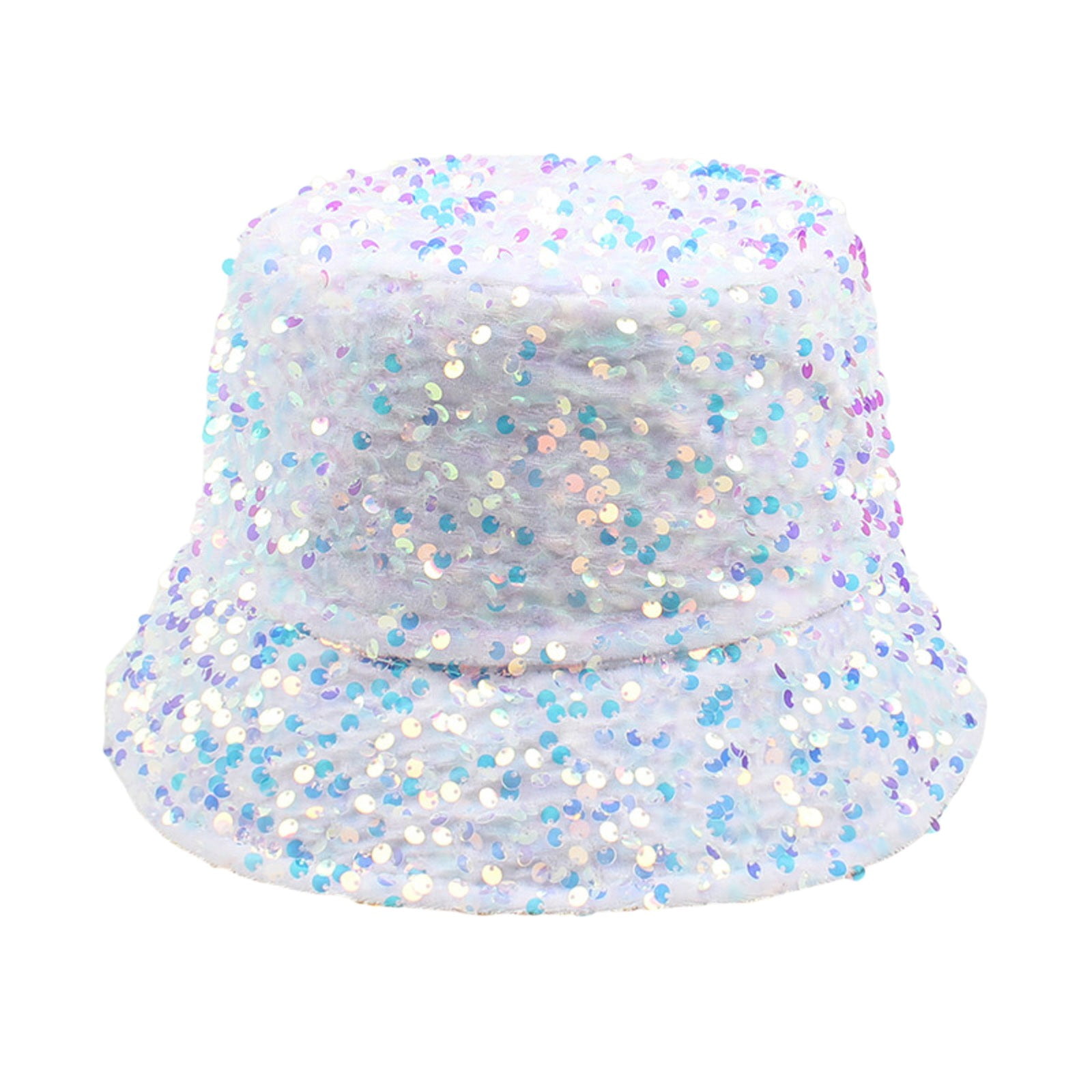 BAODANN Womens Sequin Bucket Hat Beach Sun Hats for Party Girls Teens ...