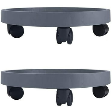 Plant Wheels, Round Flower Pot, Planter Trolley Casters, Moving Plant ...