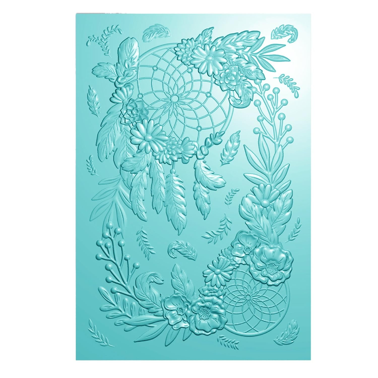 BAOFALI 3D Embossing Folder TSF6 for Card Making,Dreamcatcher Clear ...