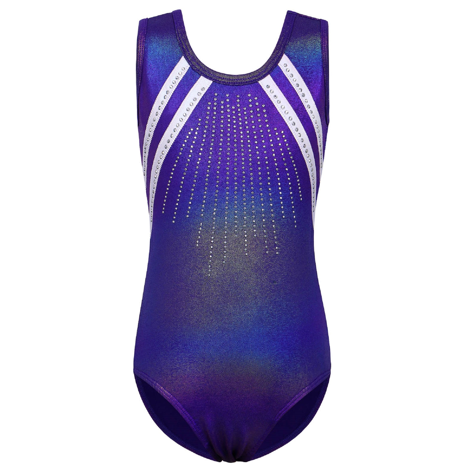 BAOHULU Big Girls Gymnastics Leotards Purple Ballet Dancewear - Walmart.com