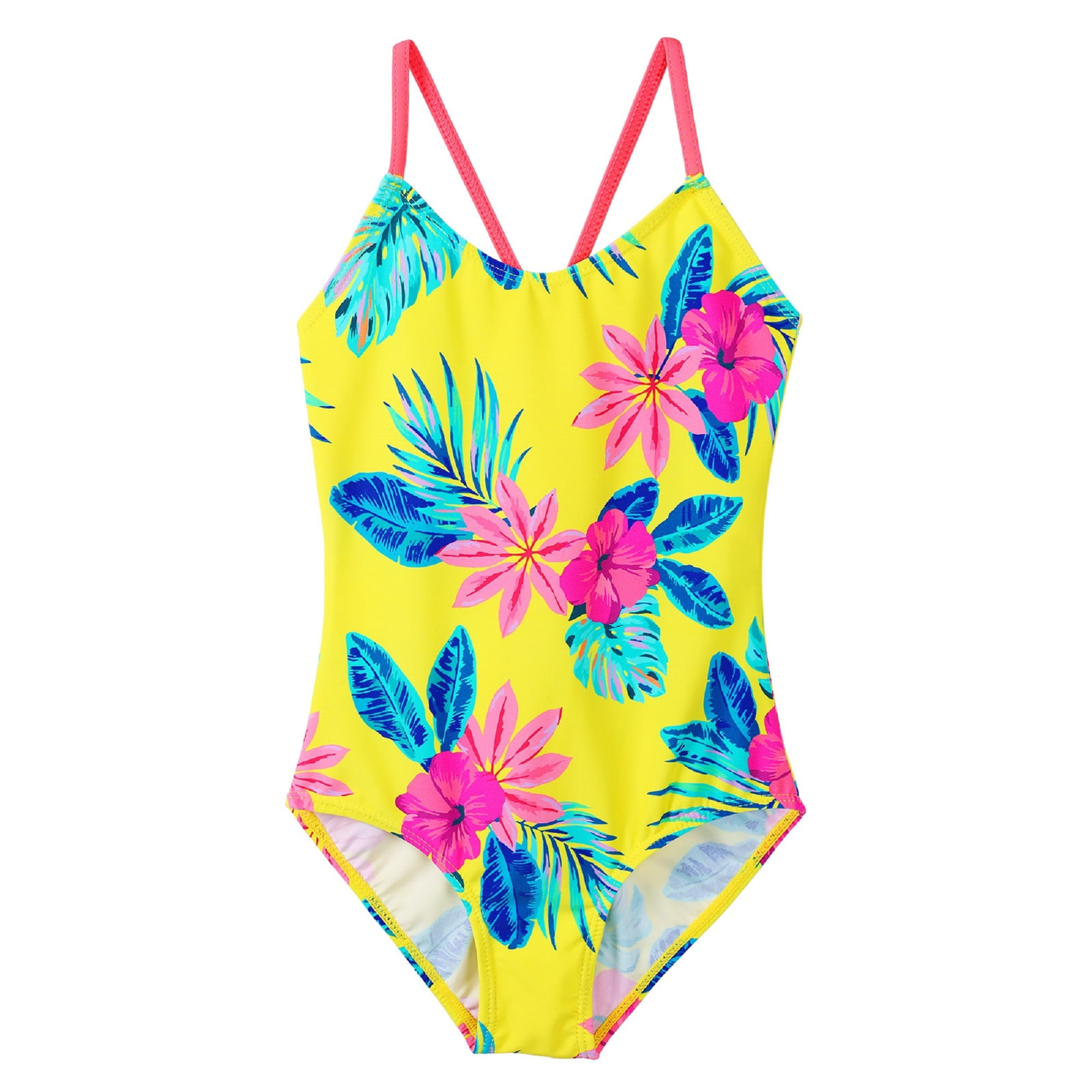 BAOHULU Girls` Swimsuit One-Piece with UPF 50+ Printed Bathing Suit 3 ...