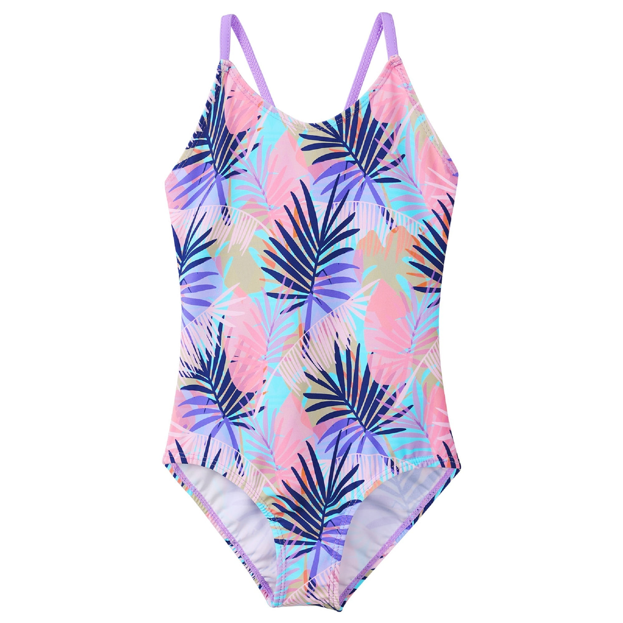 BAOHULU Girls` Swimsuit One-Piece with UPF 50+ Printed Bathing Suit 3 ...