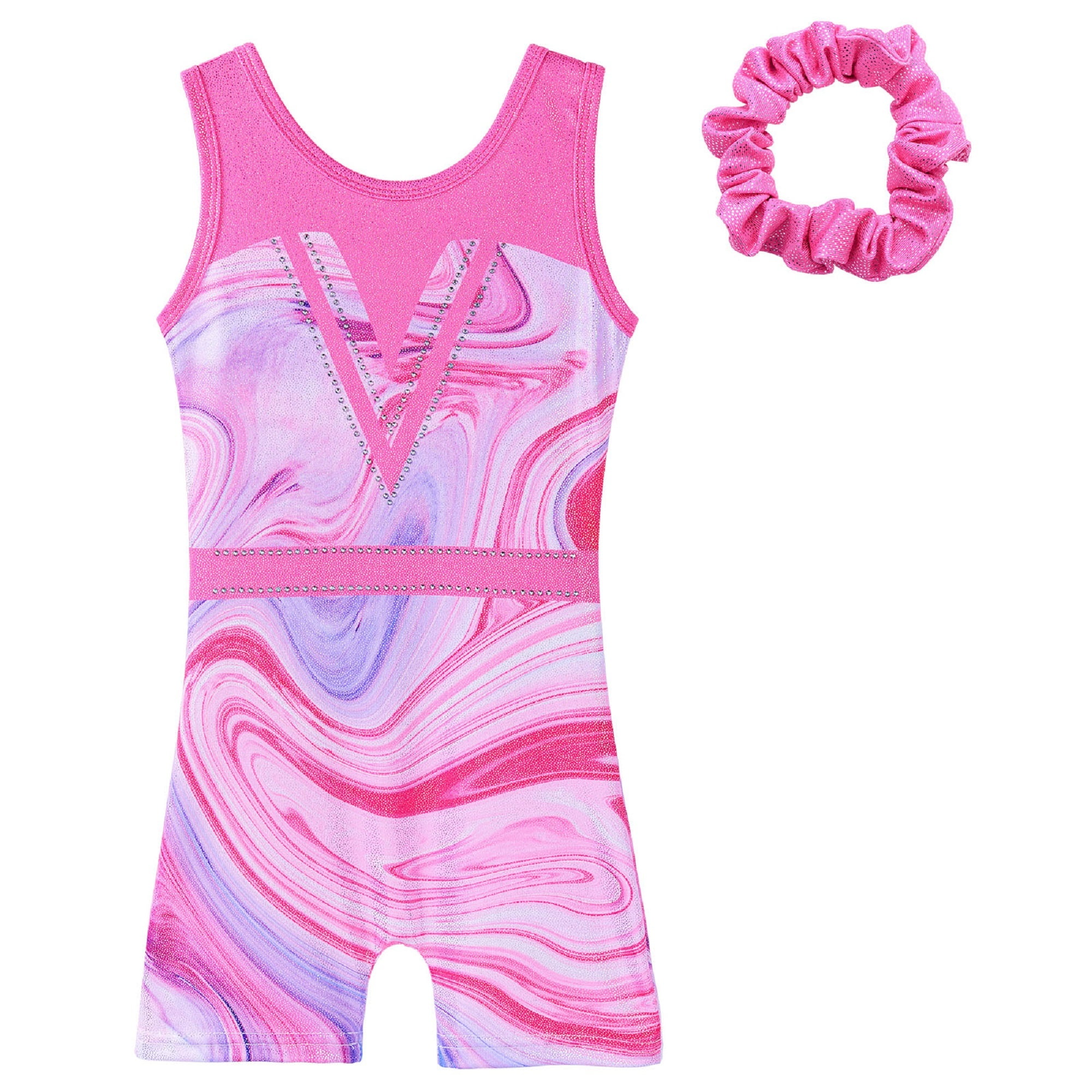 BAOHULU Gymnastics Leotards for Girls with Shorts Toddlers Unitard ...