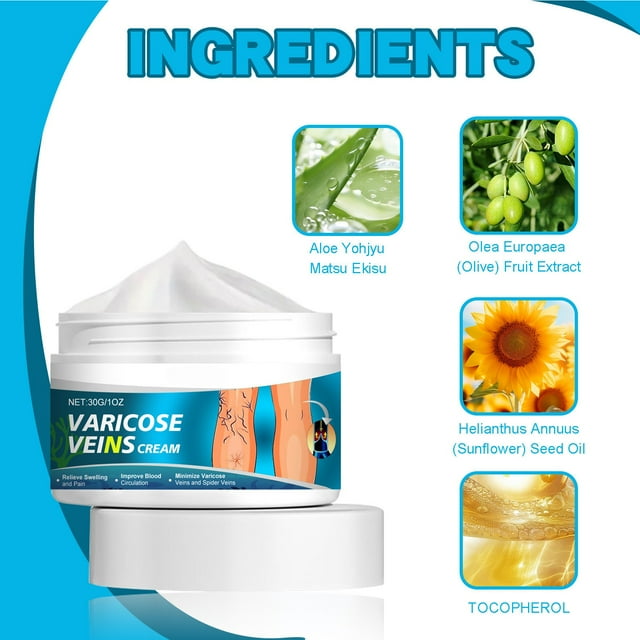 BAOJIANTU Vein Care Cream, Leg Massage Care Cream, Relieves Leg ...