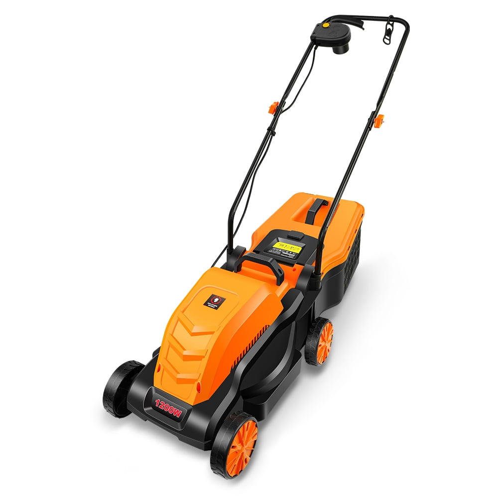 BAOKALER 14" Electric Lawn Mower Corded, Self Propelled Lawn Mower with ...