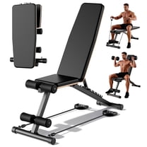 Aukfa Weight Bench,Adjustable Strength Training Bench for Home Gym ...