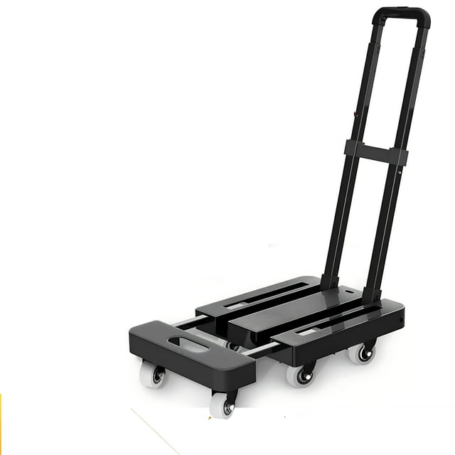 BAOKALER Folding Hand Truck, Heavy Duty Dolly Cart, Push Dolly Cart ...