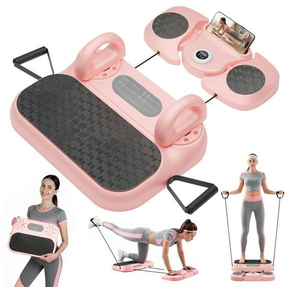 BAOKALER Pilates Ab Board 6-in-1 Multifunctional with Smart LED Digital ...