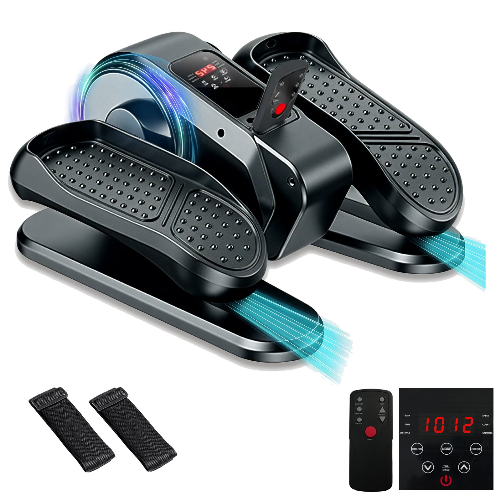 BAOKALER Under Desk Elliptical Machine, Ellipse Leg Exerciser While ...