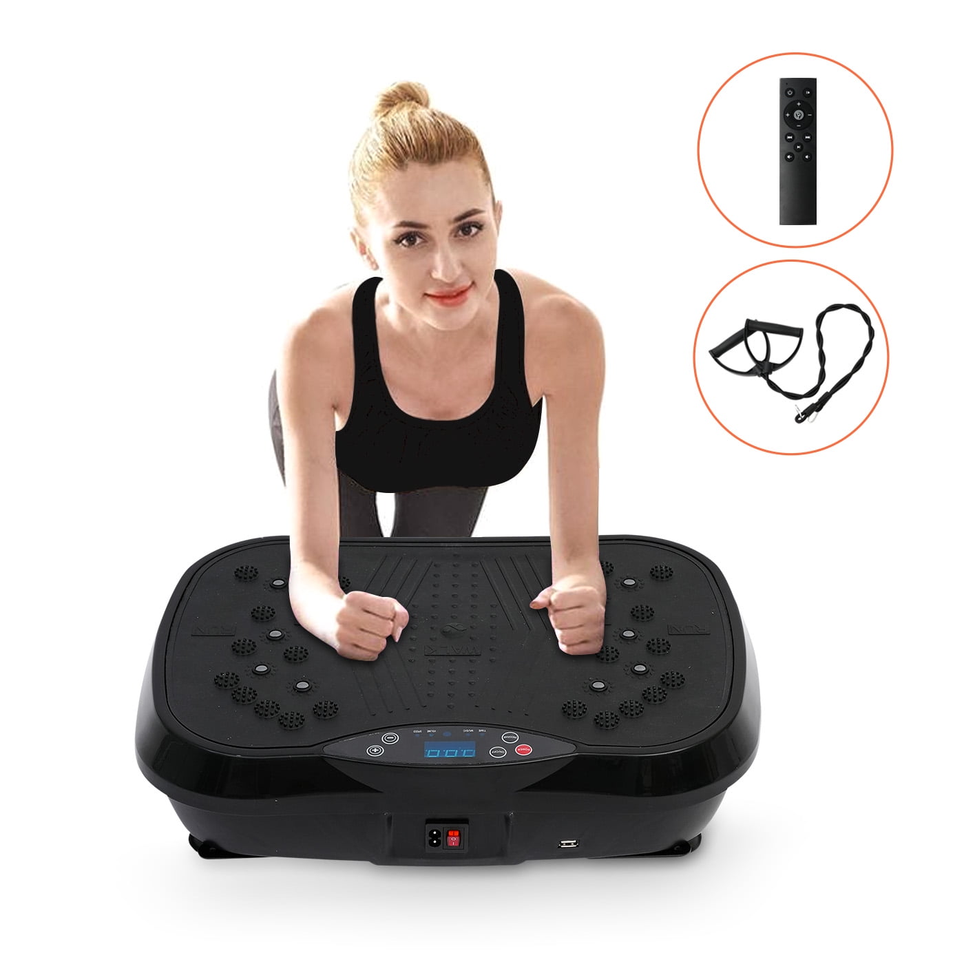 BAOKALER Vibration Plate Exercise Machine, Lymphatic Drainage Platform ...