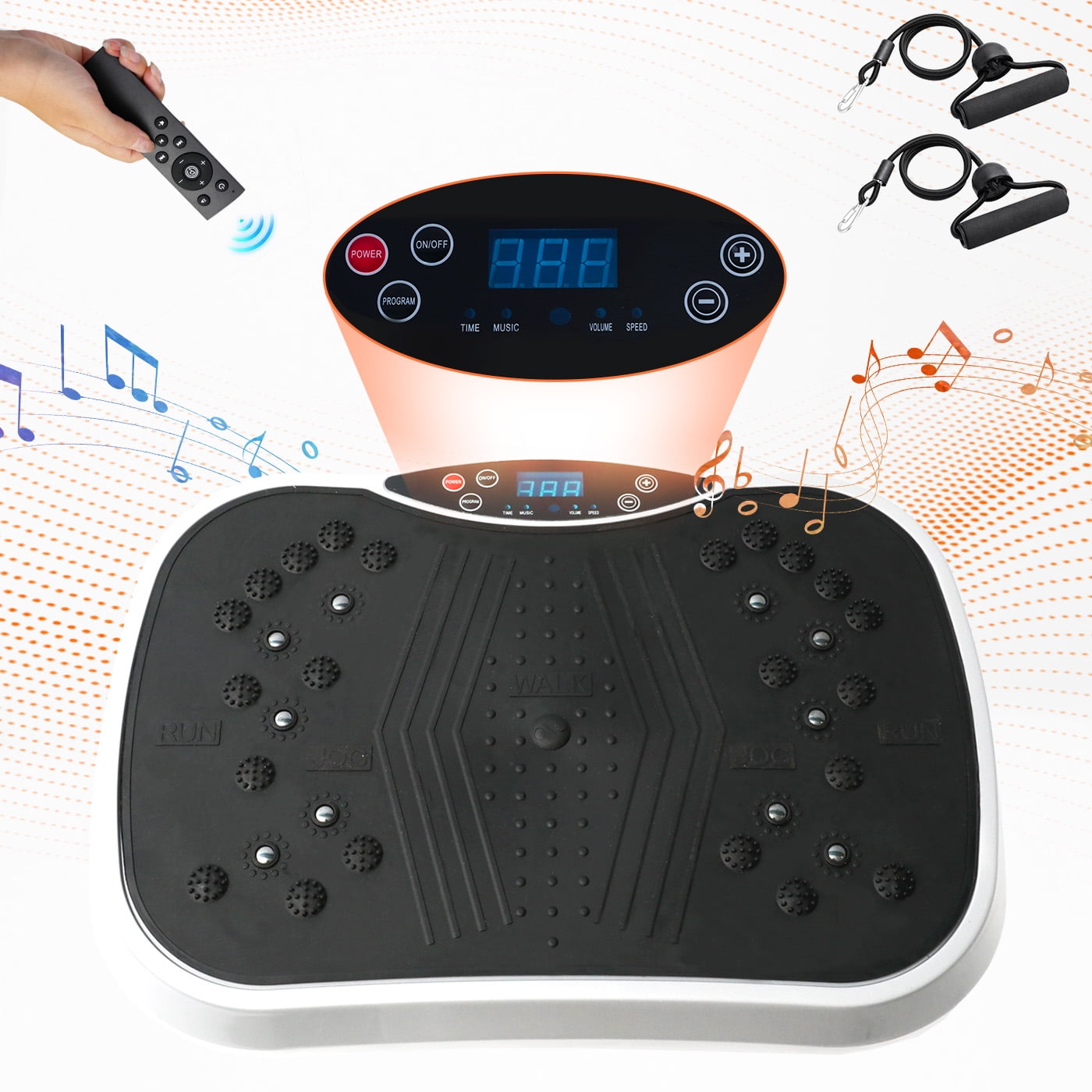 BAOKALER Vibration Plate Exercise Machine, Whole Body Fitness Shaking ...