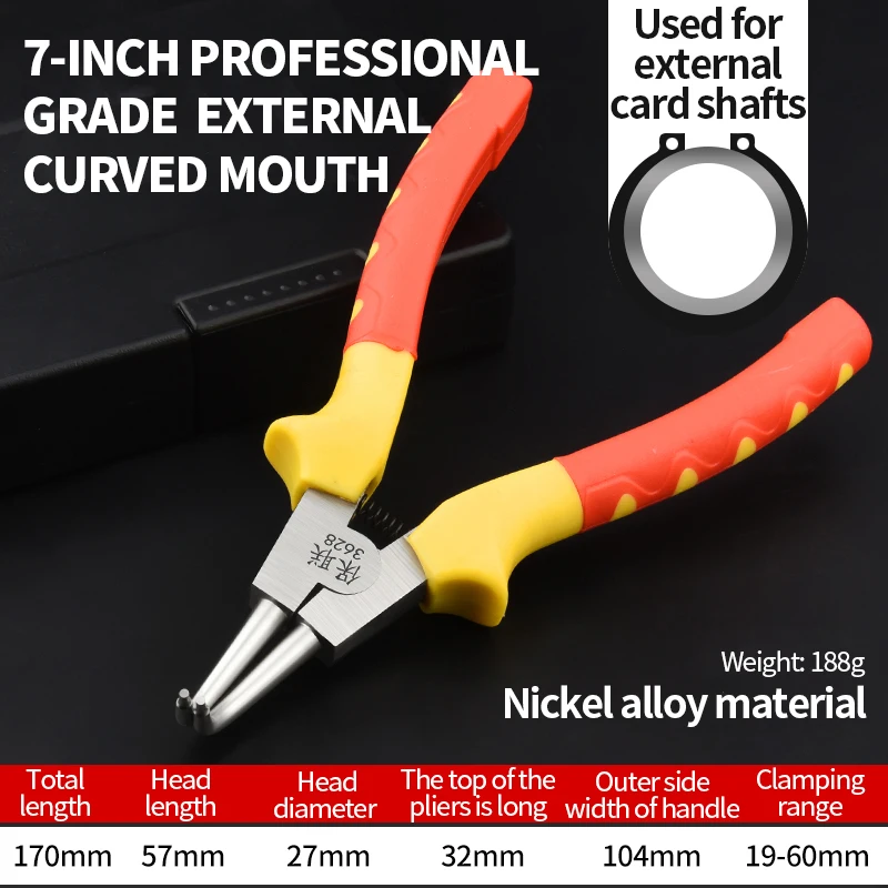 BAOLIAN Circlip Pliers Multifunctional Expansion Pliers Retaining Ring ...