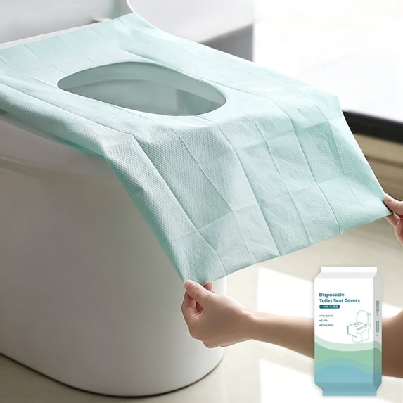 BAOPAI 10 Pack Disposable Toilet Seat Covers Full Cover Waterproof ...