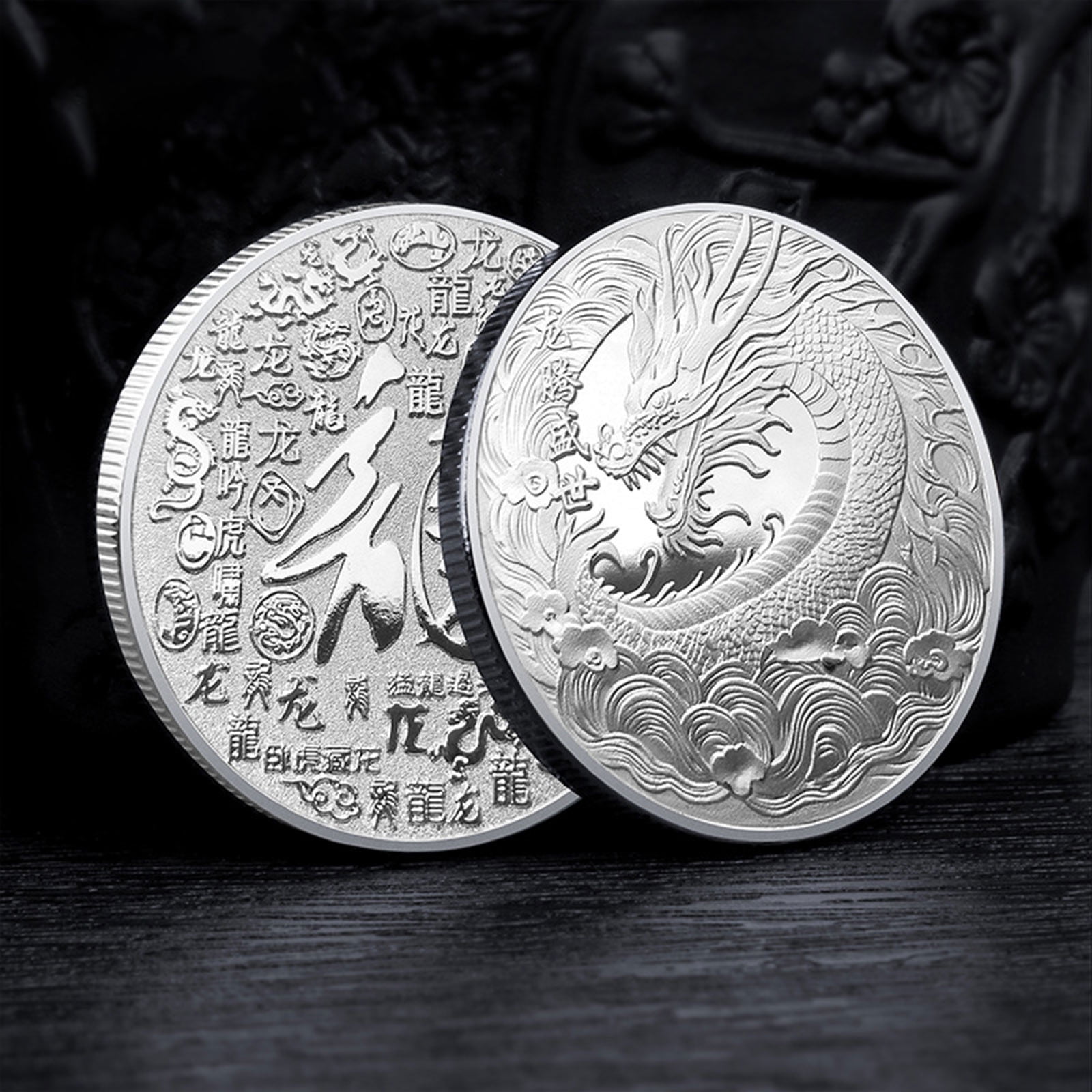 BAOPAI 2026 3D Relief Plated Commemorative Lucky Coin with Chinese ...