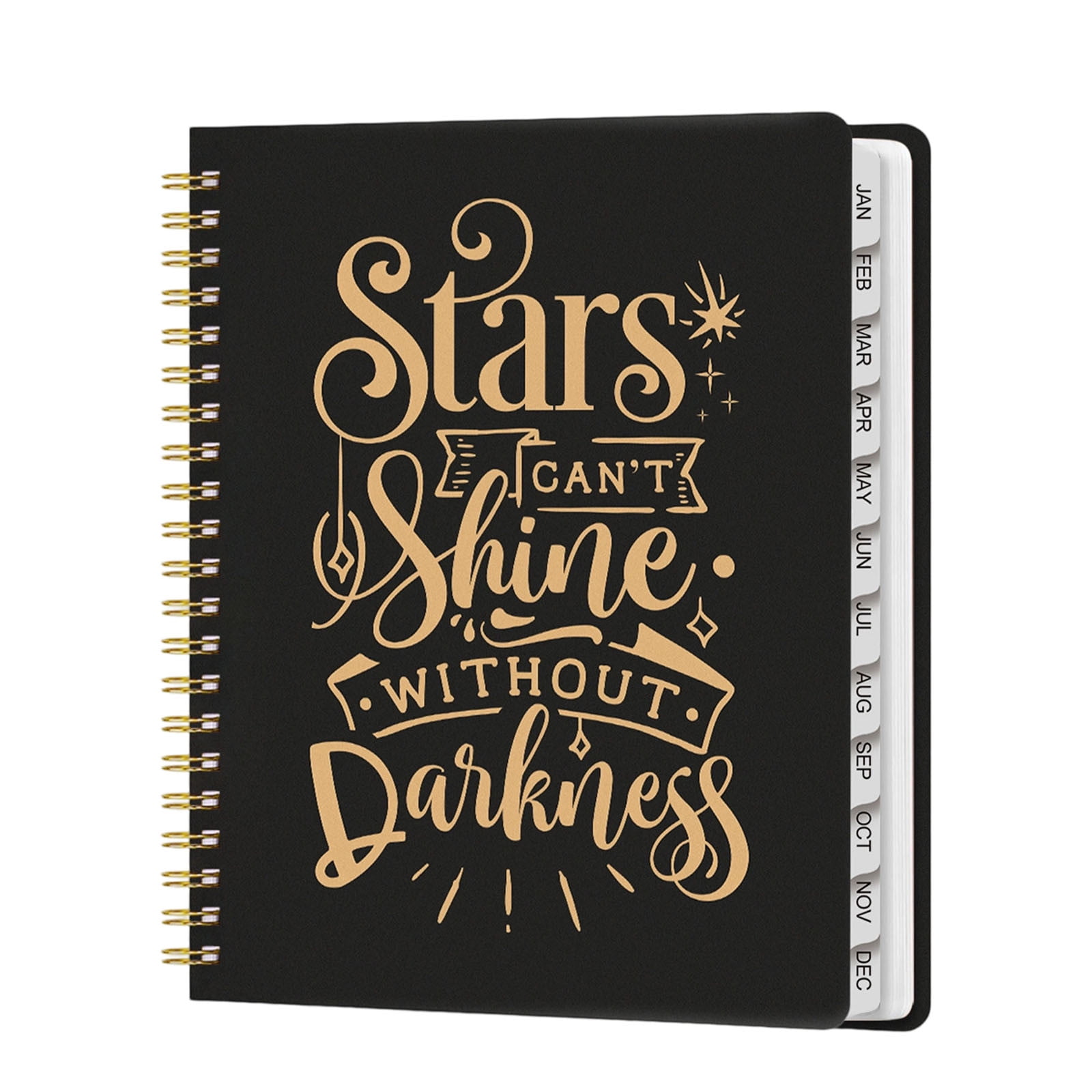 BAOPAI 2026 A4 Plan Notebook With Monthly Calendar Double Line Binding ...