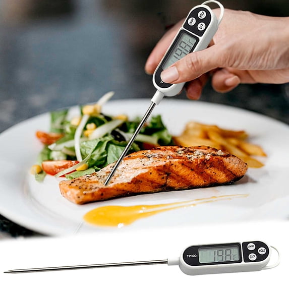 BAOPAI 3 Pack Instant Read Digital Meat Thermometers with Long Probe ...