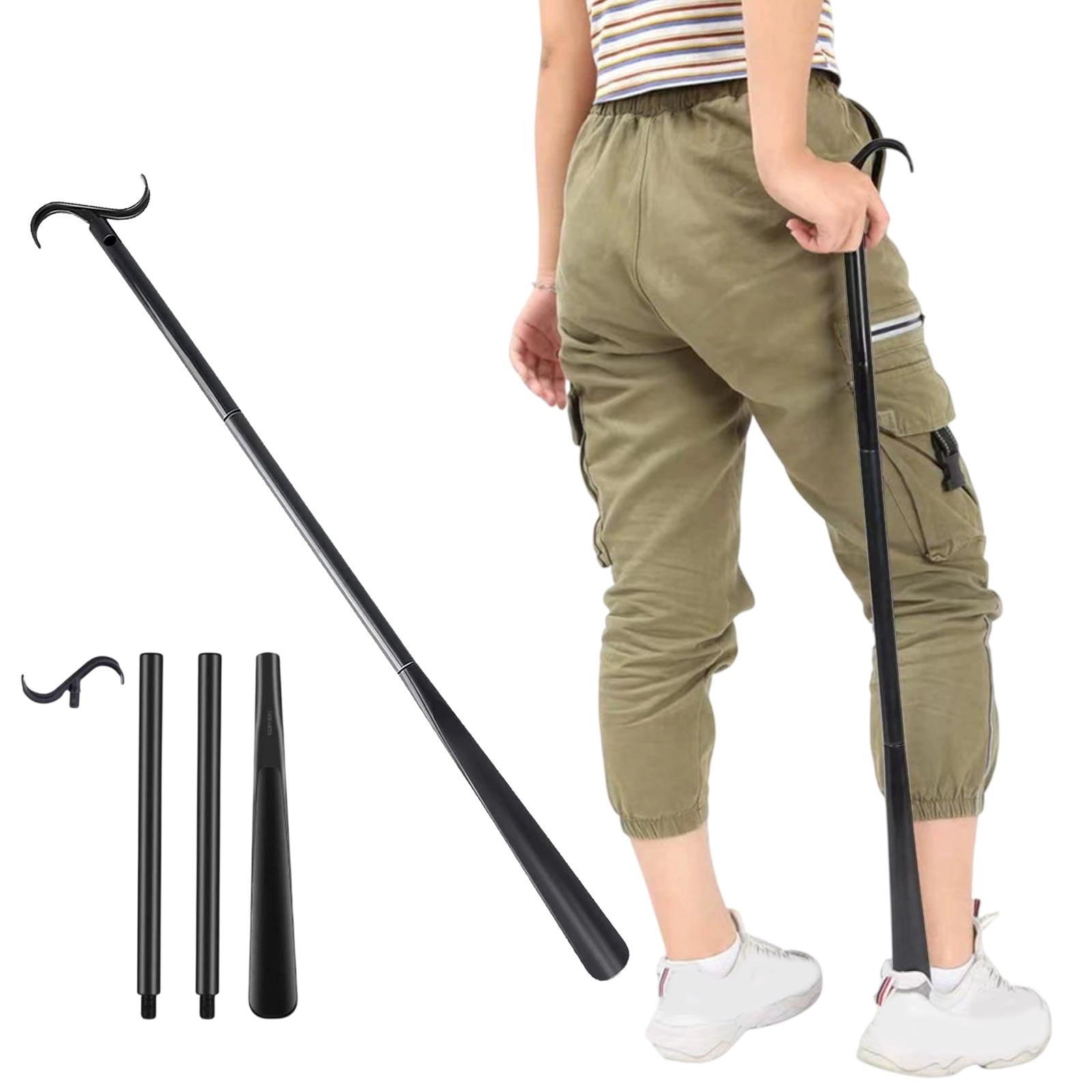 BAOPAI 3-in-1 Multi-Functional Assistive Dressing Aid with Long Handle ...