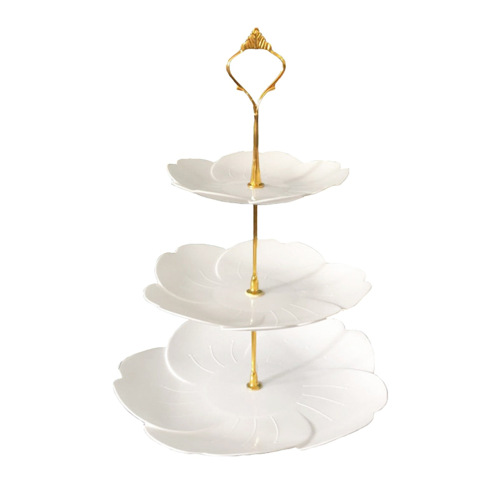 BAOPAI 3-layer Cupcake Rack Decorative Trays Dessert Tower Tray For ...