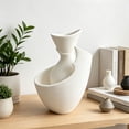 BAOPAI 3D Printed Modern Abstract Vase - Irregular Shape Textured ...
