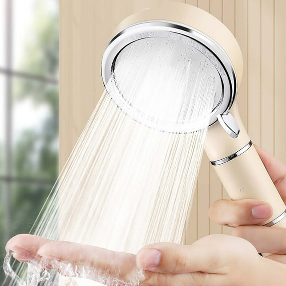 BAOPAI 4-Speed Turbocharged Showerhead with Water Stop Filter and ...