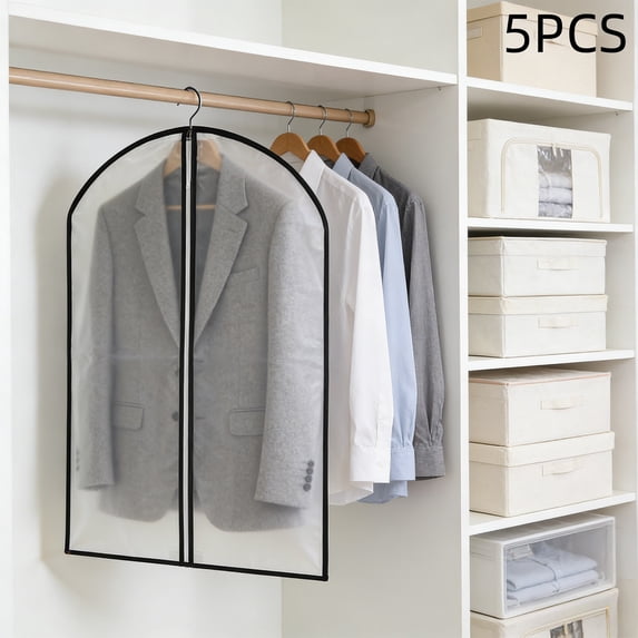 BAOPAI 5-Pack Hanging Clothing Storage Bags Waterproof Moisture Proof ...