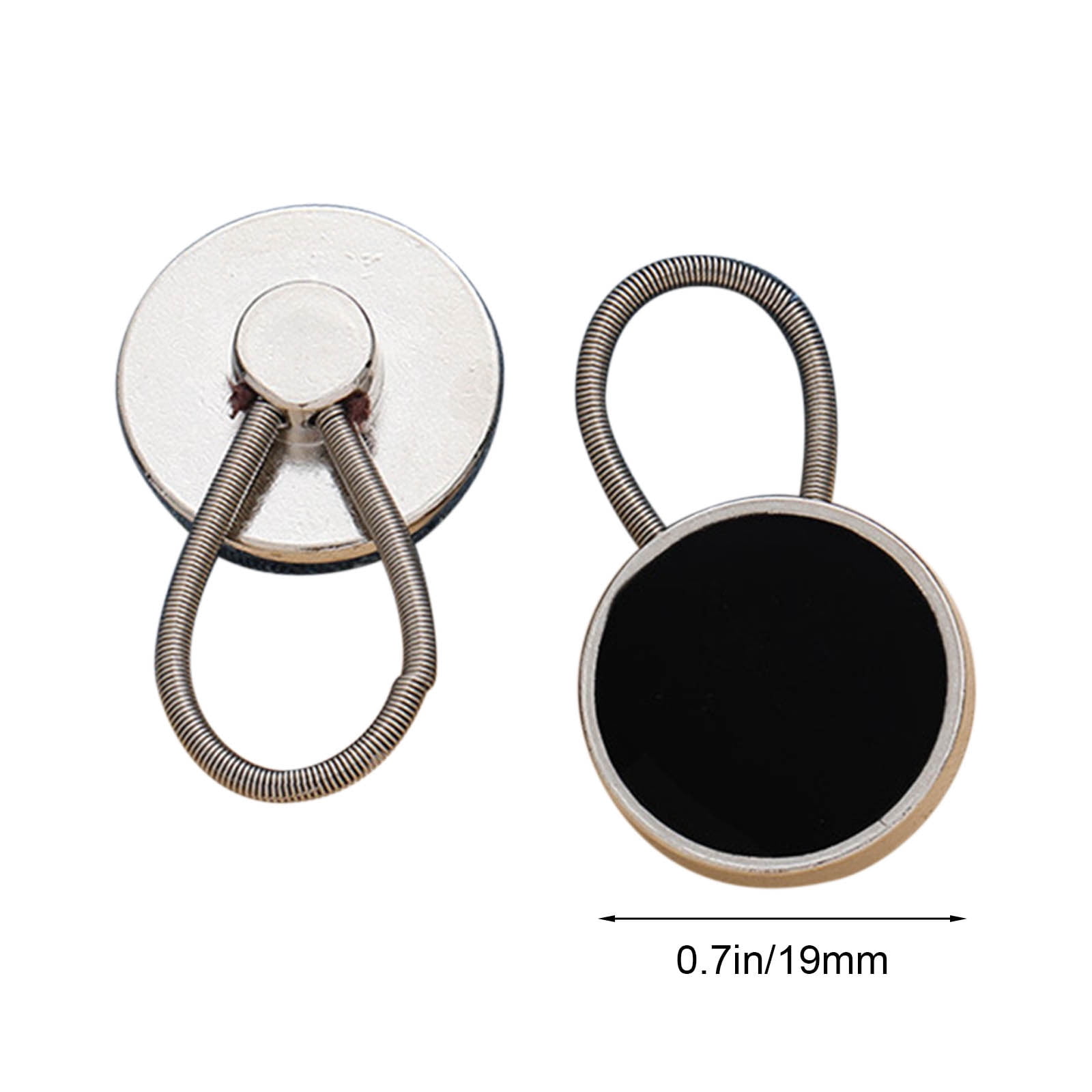 BAOPAI Adjustable Jeans Waist Extender Button - Flexible Elastic Button ...