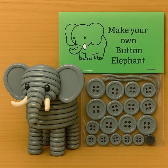 BAOPAI Animal Button Crafts for DIY Projects with Cute Designs and Pre ...