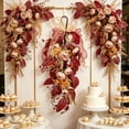 BAOPAI Artificial Floral Wreath for Wedding Party and Spring ...