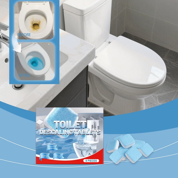 BAOPAI Automatic Toilet Cleaning Tablets with Powerful Descaling Action ...